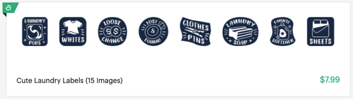 Pantry and laundry room organization inspiration from Design Space – Cricut